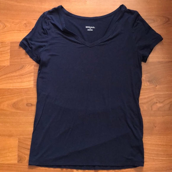 Merona | Tops | Navy Blue Tee | Poshmark